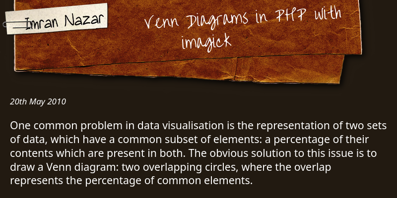 Venn Diagrams in PHP with imagick - Imran Nazar